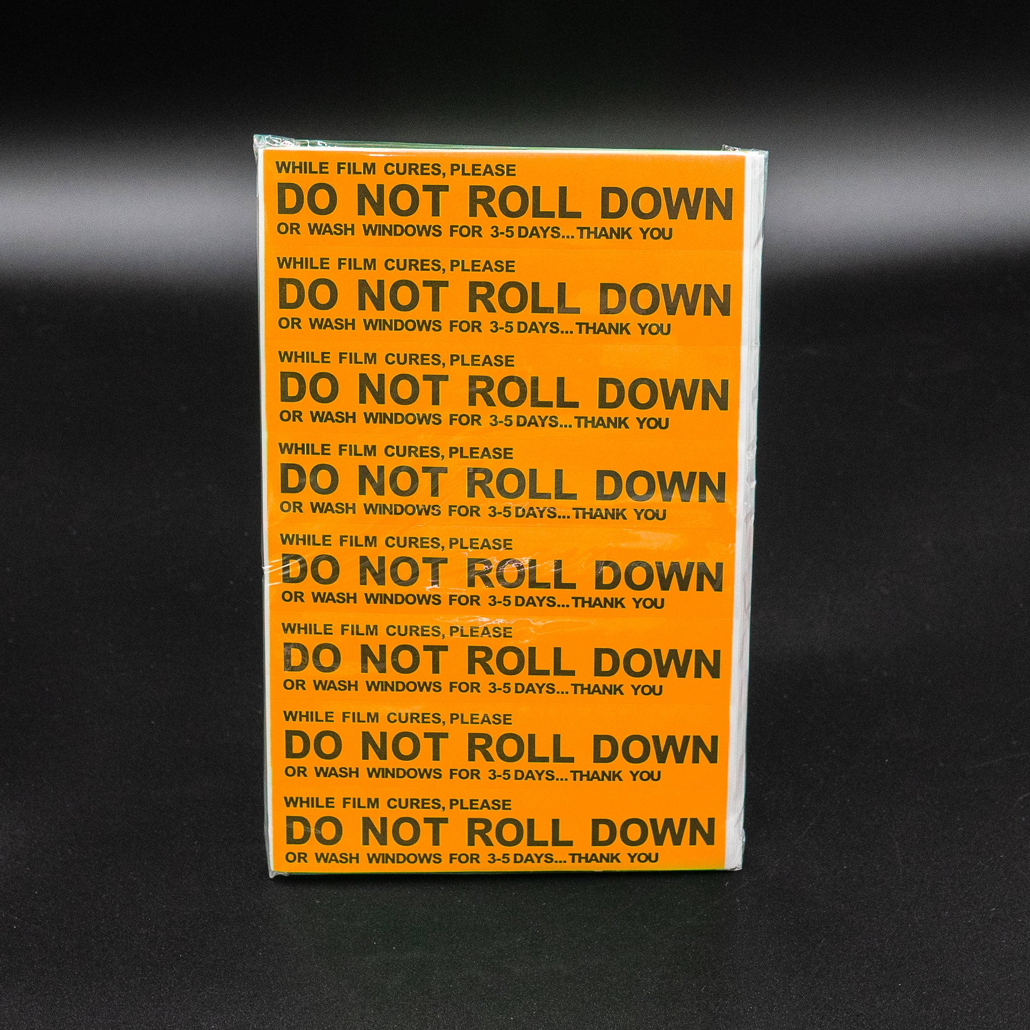 Do Not Roll Down - Stickers (100pc) – Window Tint Supplies