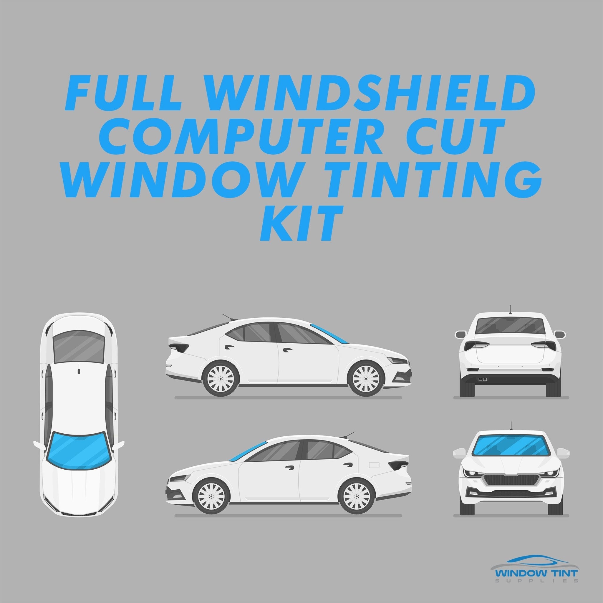 Full Windshield - Computer Cut Window Tinting Kit – Window Tint Supplies