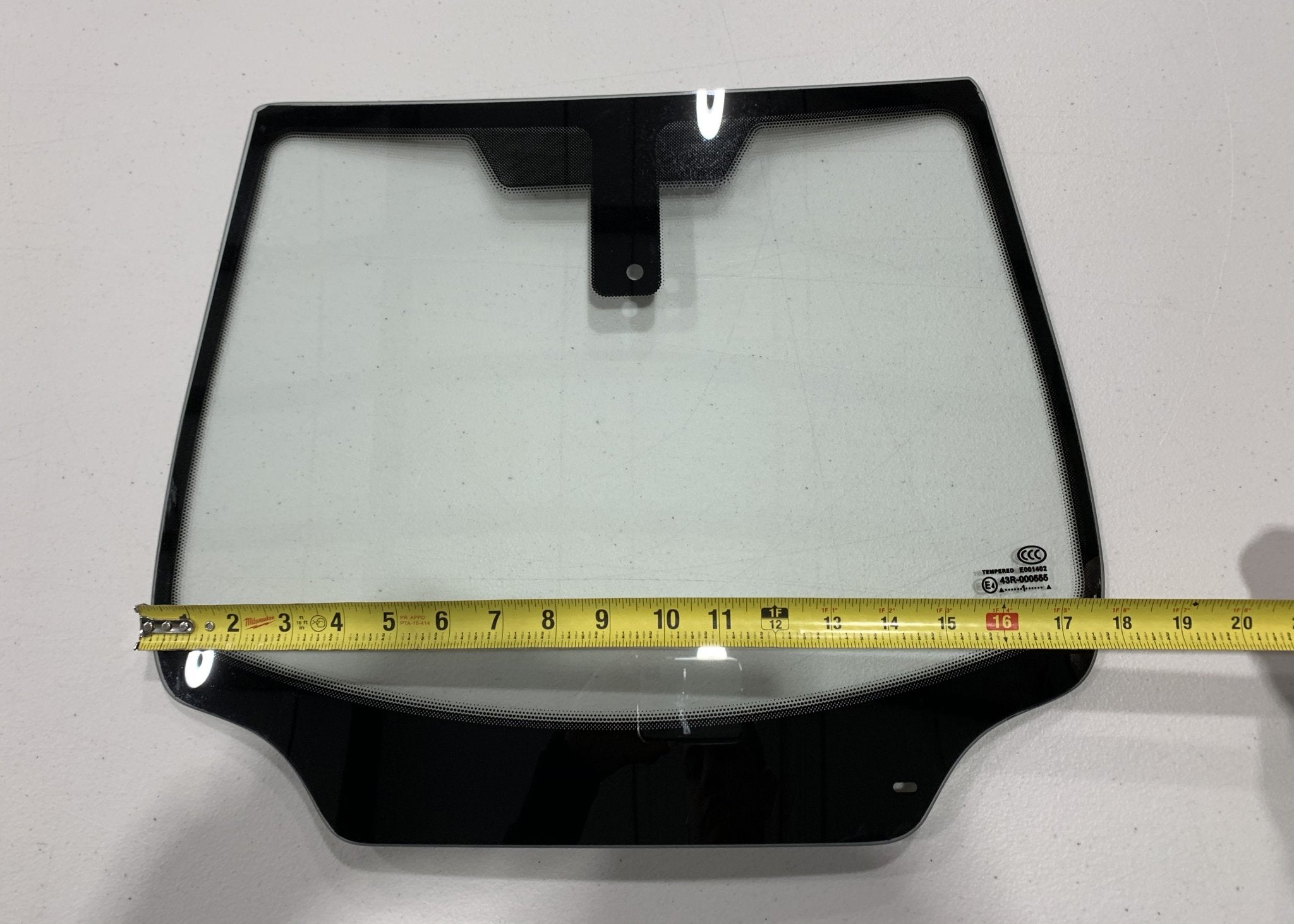Miniature Display Car Windshield (15"H x 18"W) – Window Tint Supplies